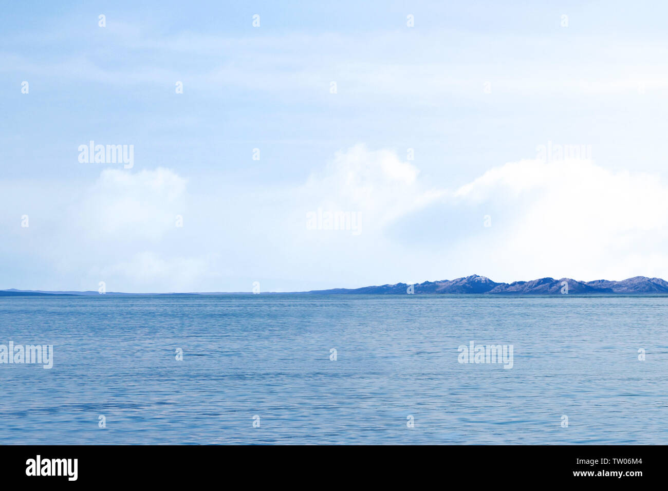 Panoramic view of a sea Stock Photo - Alamy