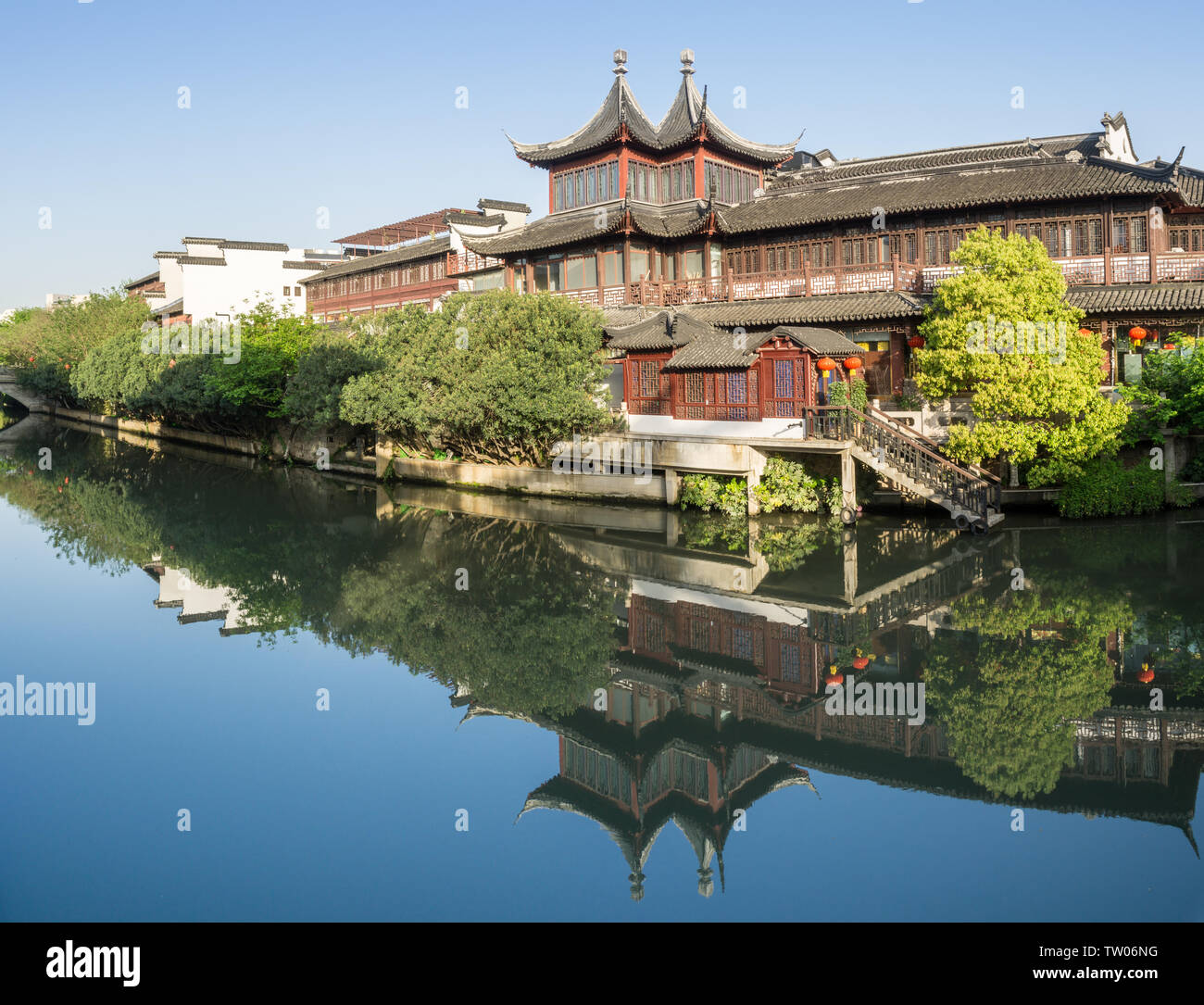 Nanjing pedestrian bridge hi-res stock photography and images - Alamy