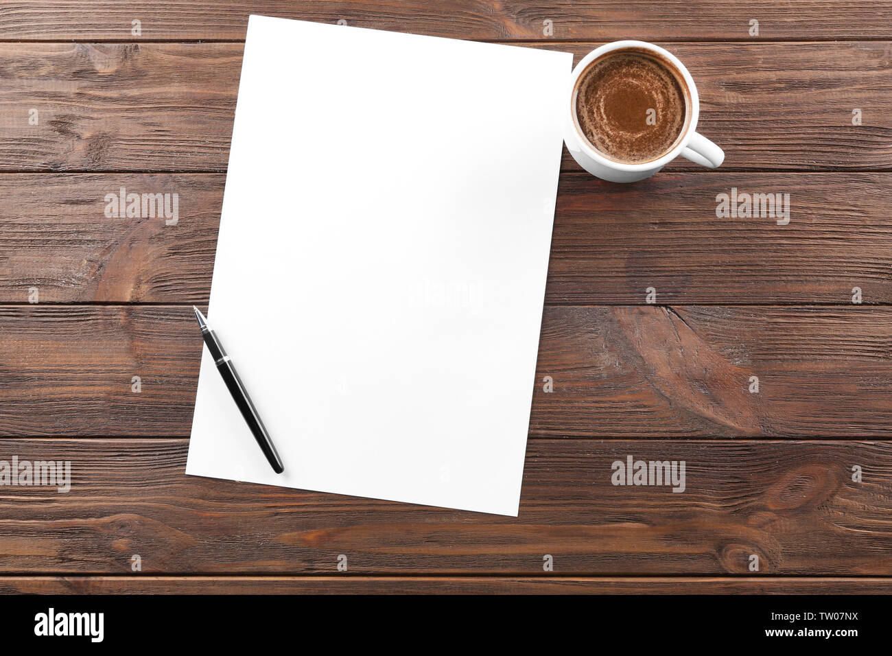 Interview paper coffee hi-res stock photography and images - Alamy