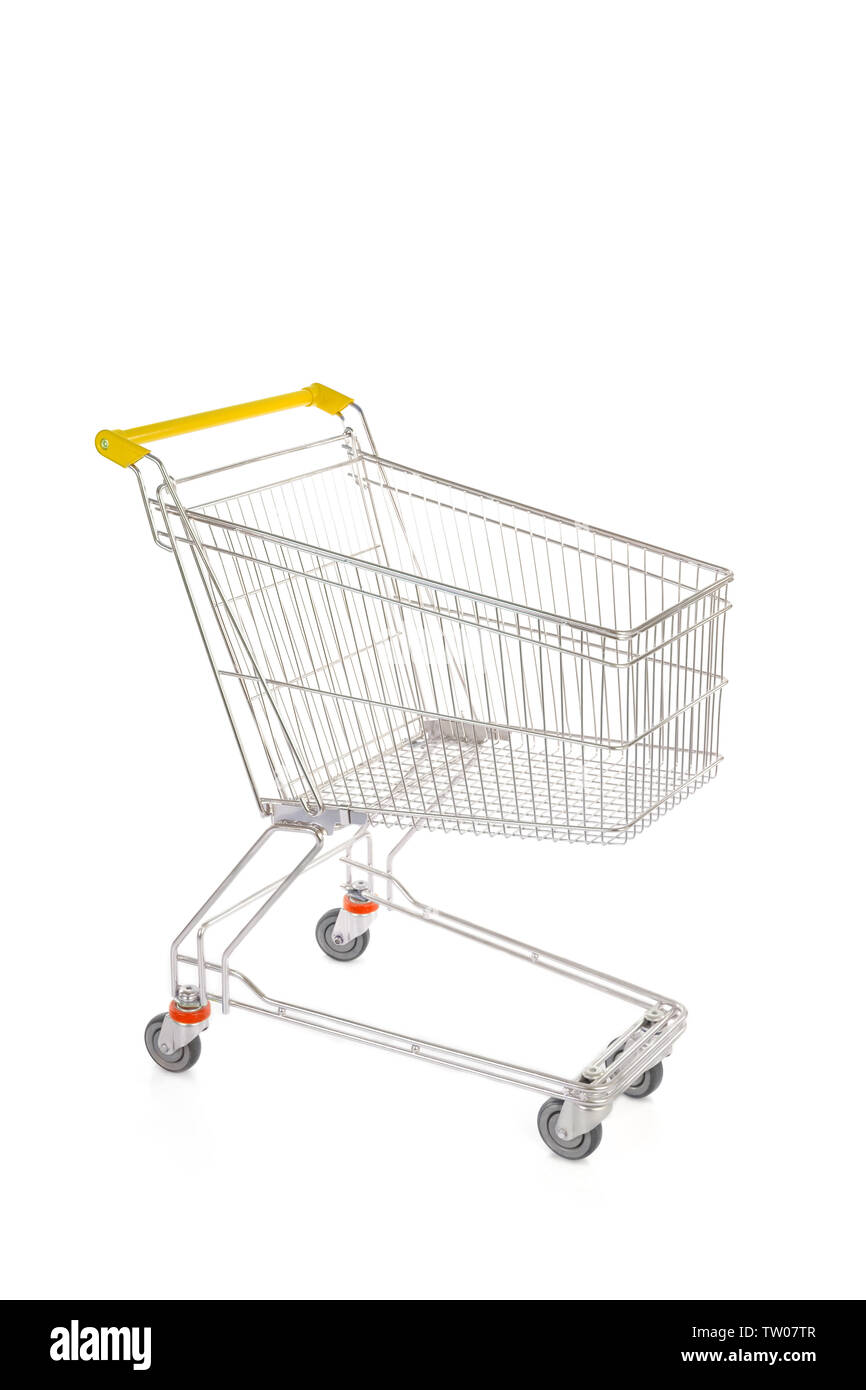 Empty grocery shopping carts Cut Out Stock Images & Pictures - Alamy