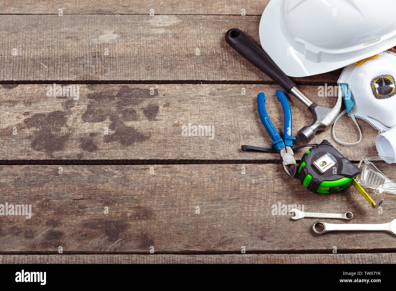 big set of construction tools Stock Photo - Alamy