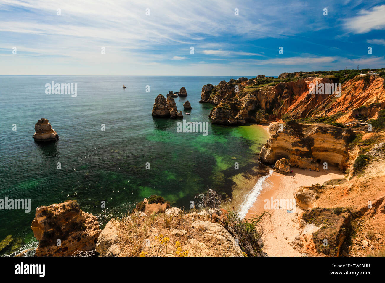 Picturesque beach among sand hi-res stock photography and images - Alamy