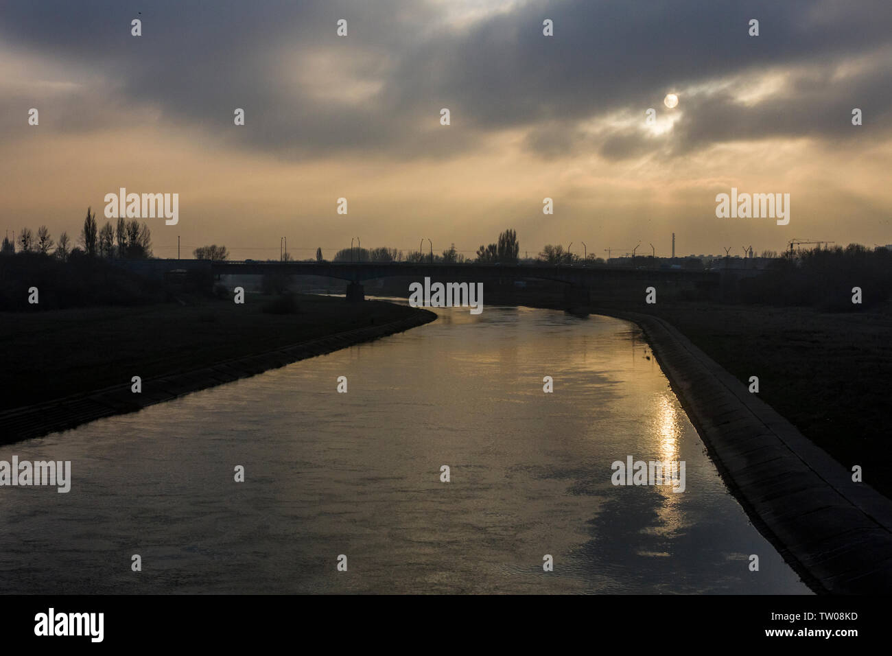 Evening warta river hi-res stock photography and images - Alamy
