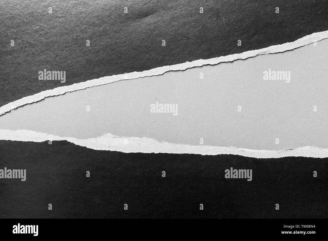 black ripped paper Stock Photo - Alamy