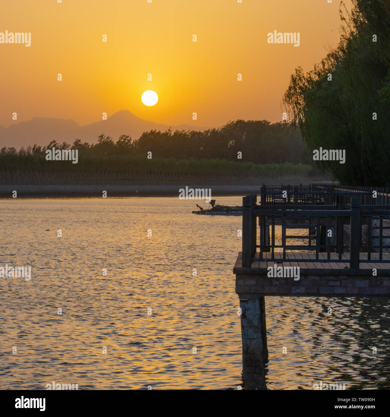 The natural scenery Stock Photo - Alamy