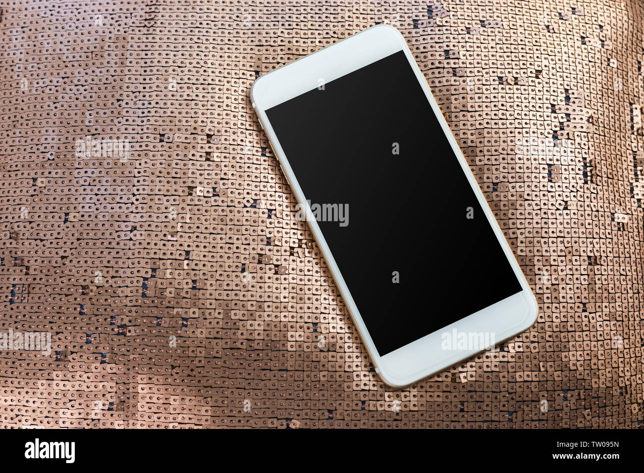 mobile, smartphone with black blank screen Stock Photo - Alamy