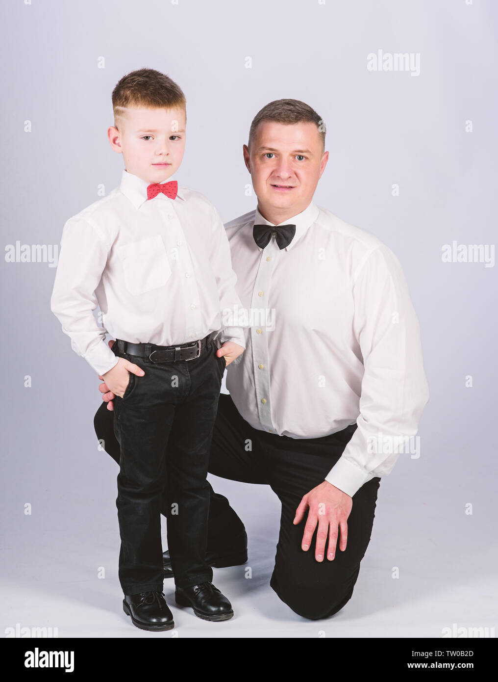 Son following father hi-res stock photography and images - Alamy