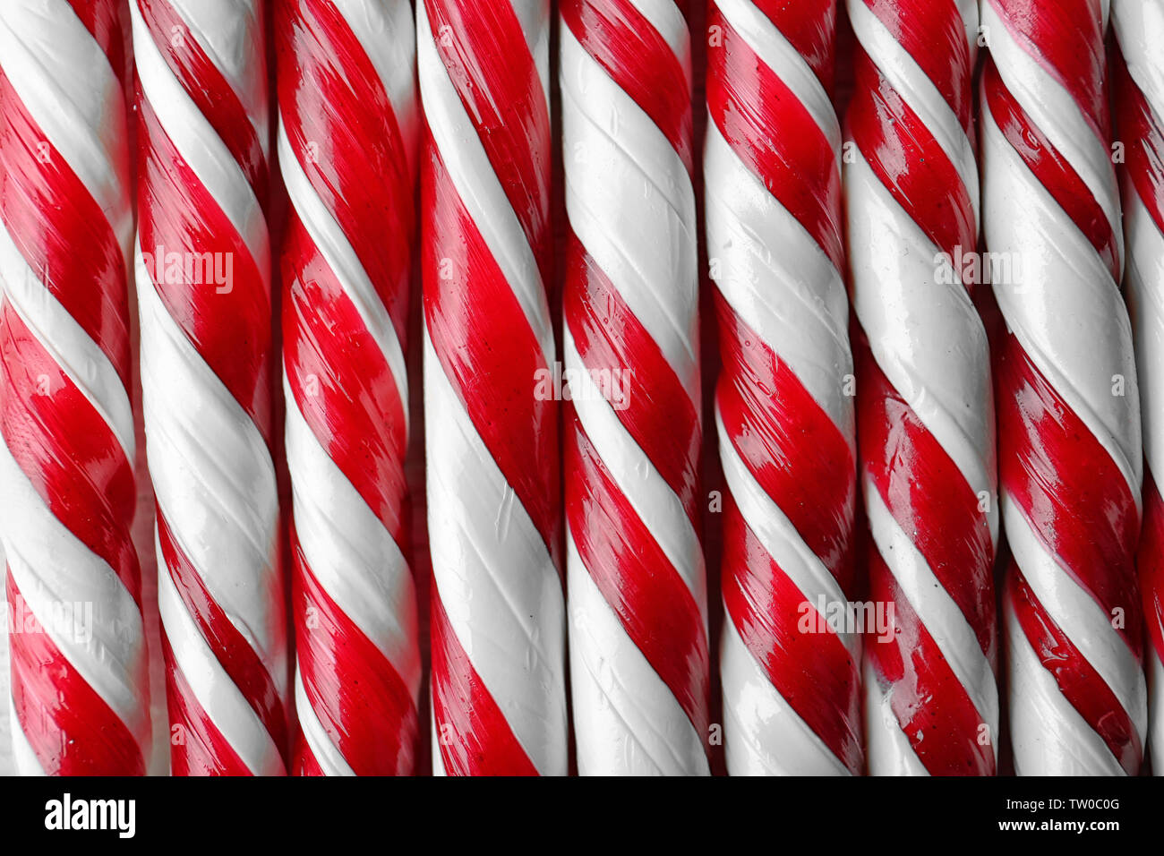 Festive candy canes background Stock Photo - Alamy