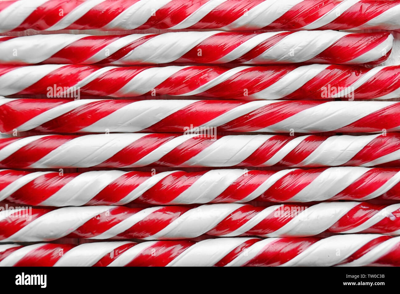 Festive candy canes background Stock Photo - Alamy