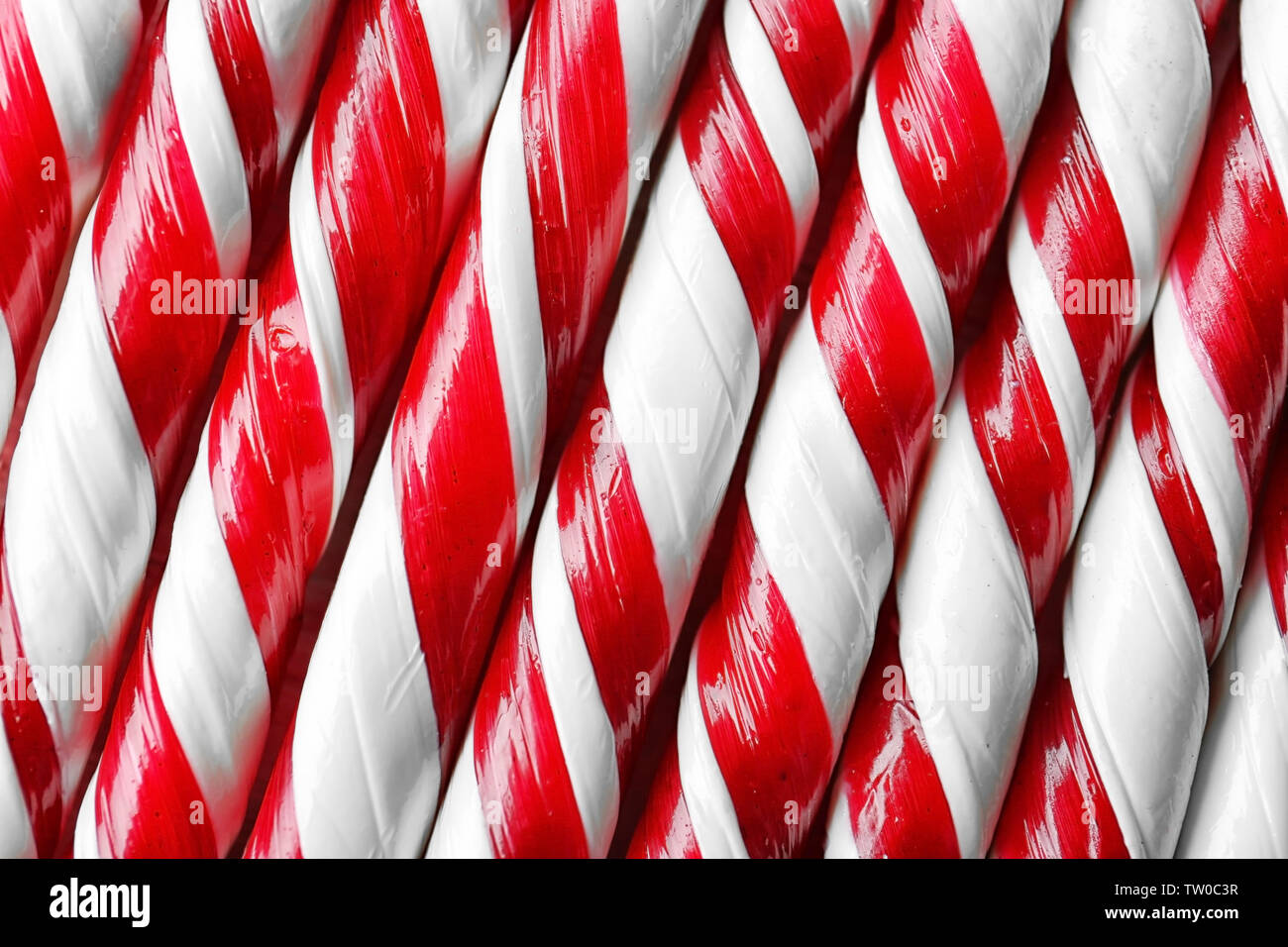 Festive candy canes background Stock Photo - Alamy