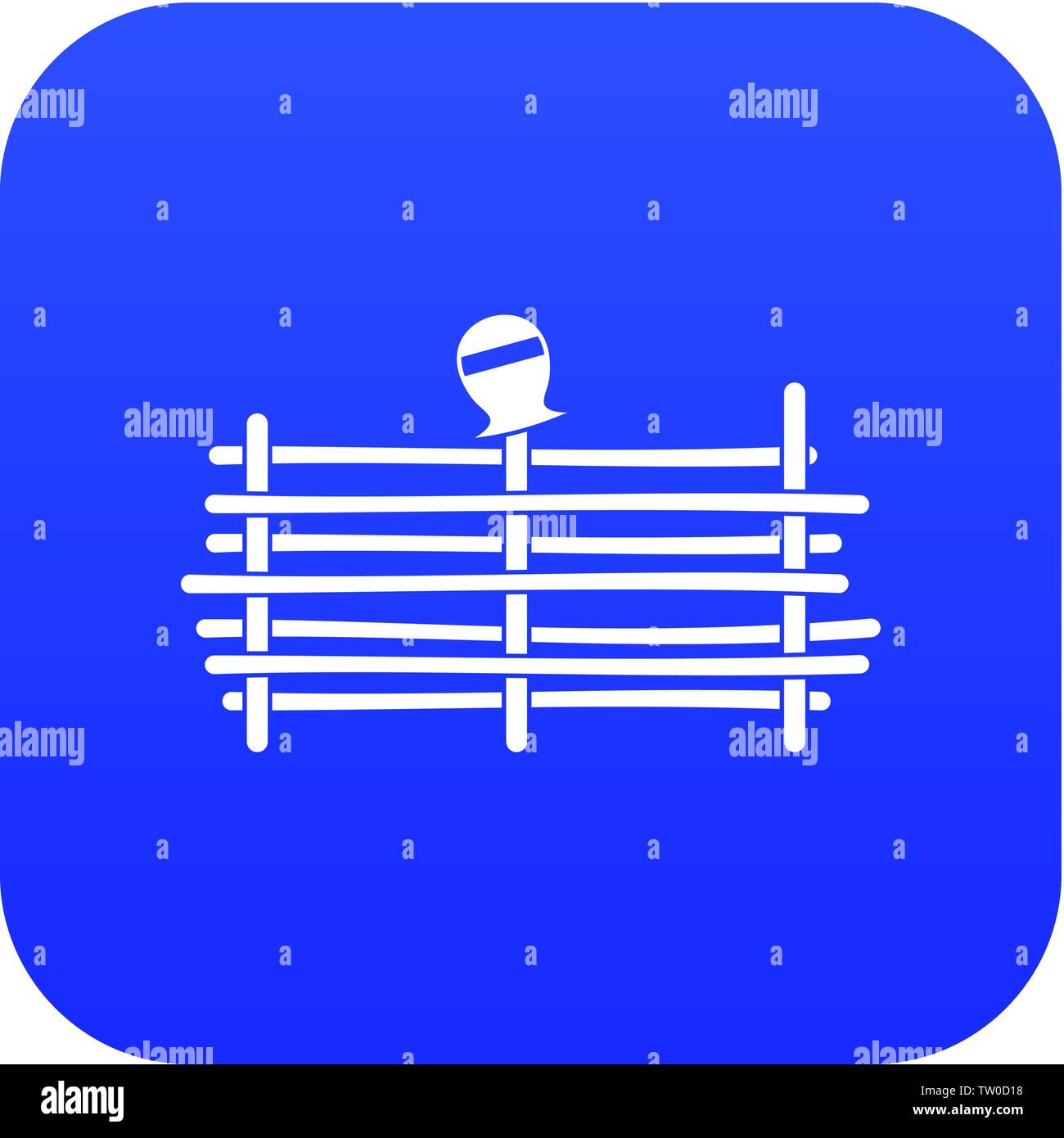 Palisade icon digital blue Stock Vector Image & Art - Alamy