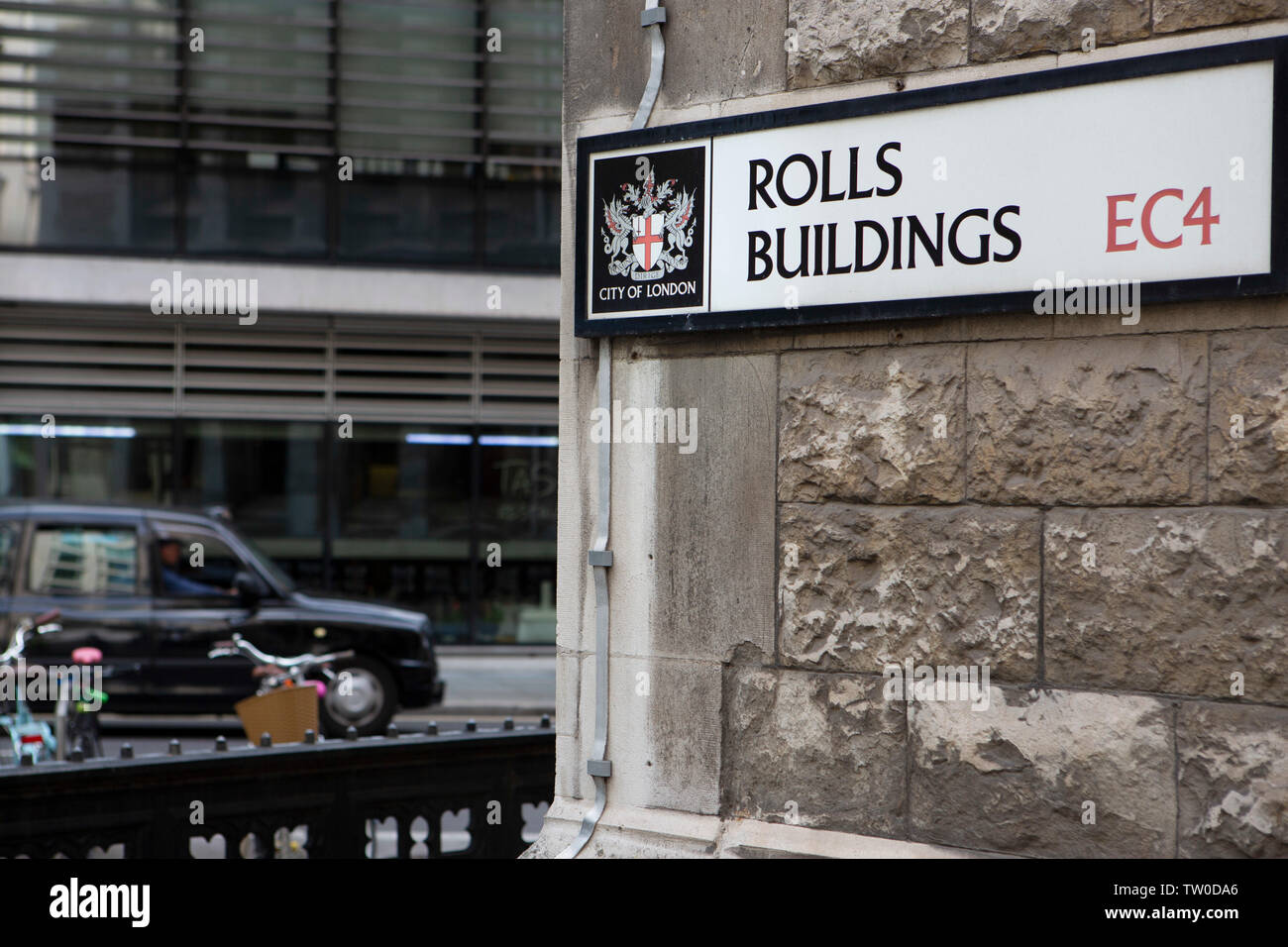 Exteriors of Rolls building the commercial court of London Stock Photo ...