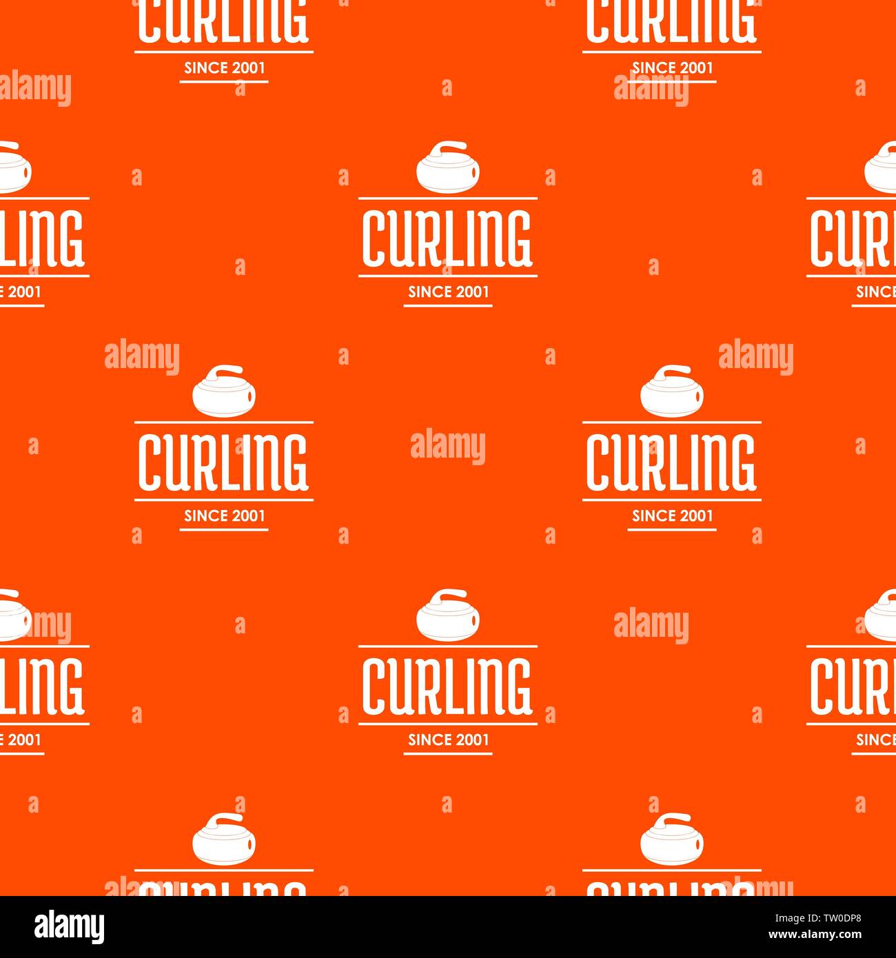 Curling pattern vector orange Stock Vector Image & Art - Alamy