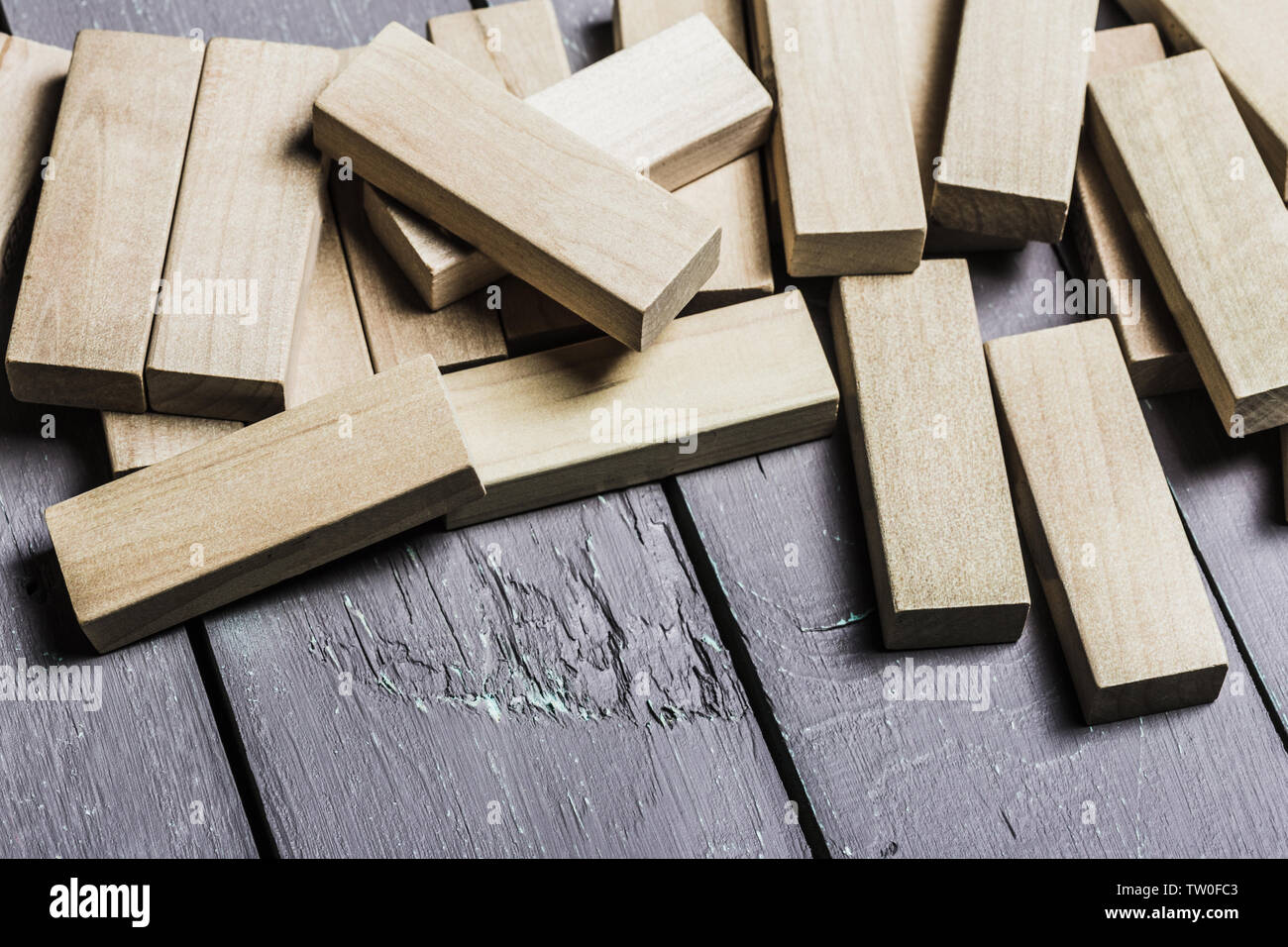 Block wood game Stock Photo - Alamy