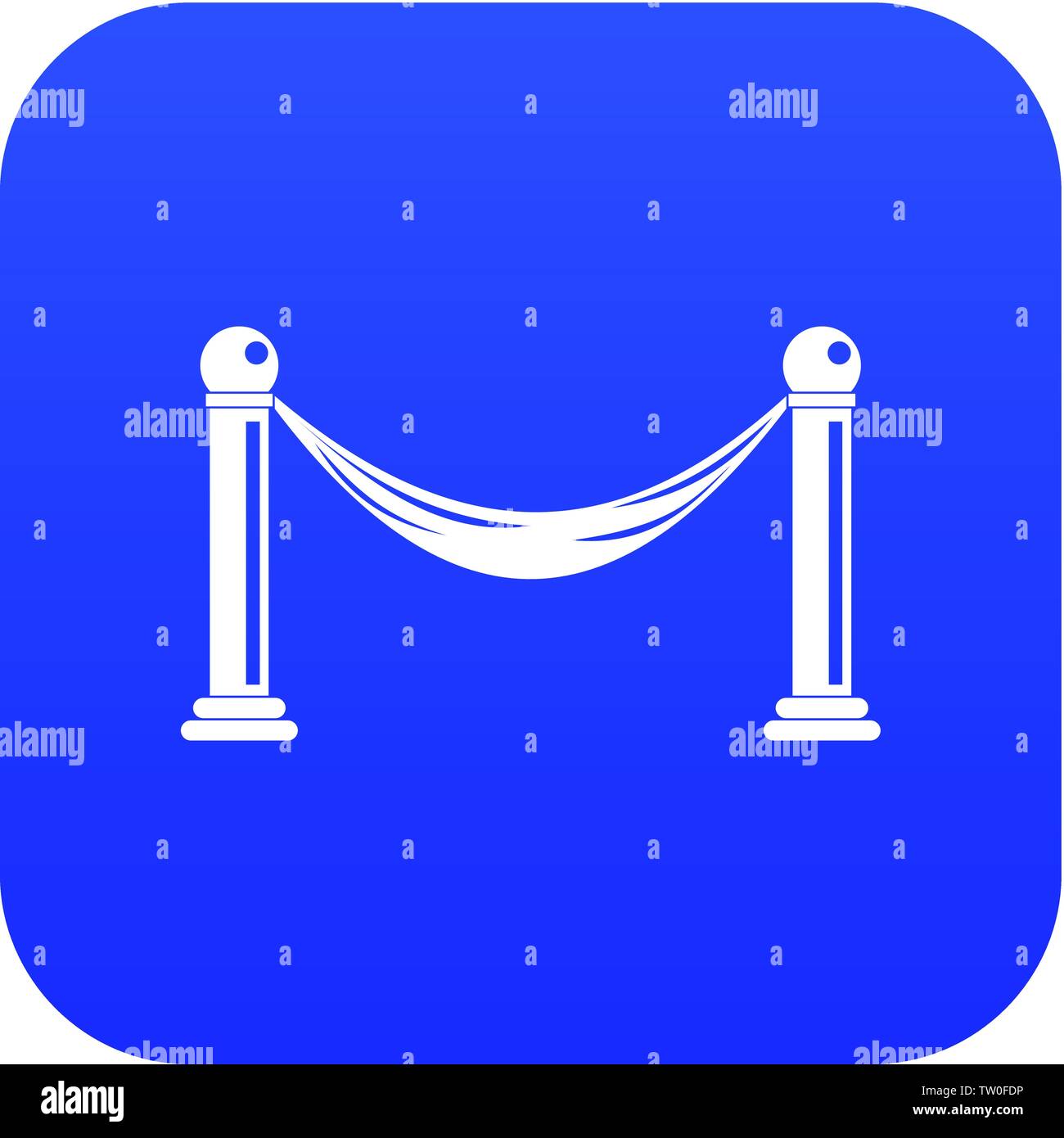 Barrier icon digital blue Stock Vector Image & Art - Alamy