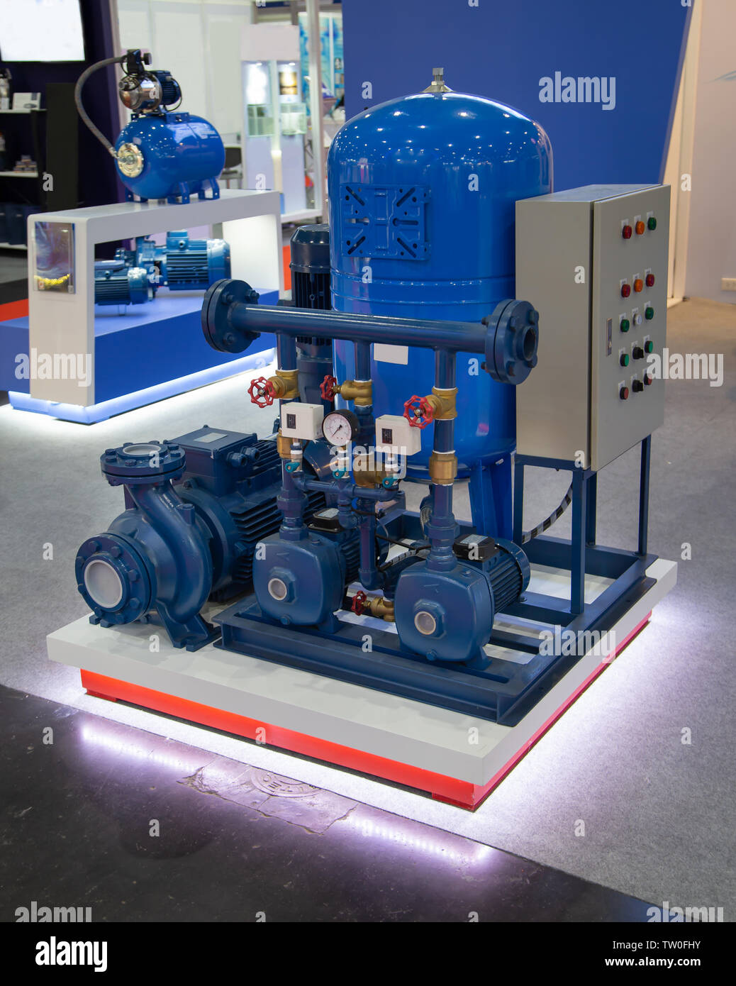 Installation process water pump hi-res stock photography and images - Alamy