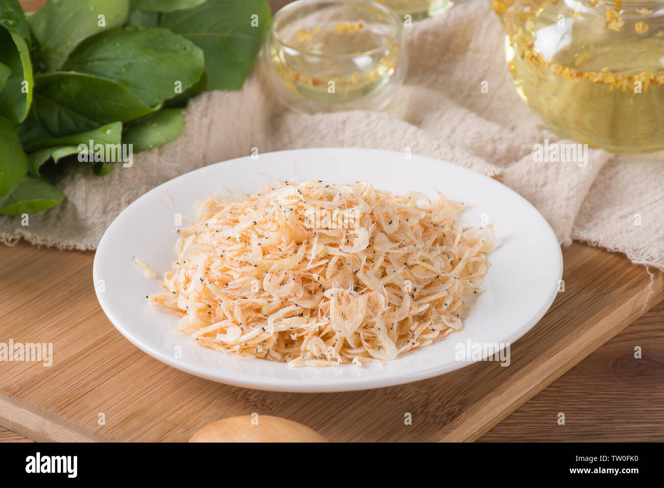 Shrimp skin is a kind of ingredient, mainly made from hairy shrimp ...