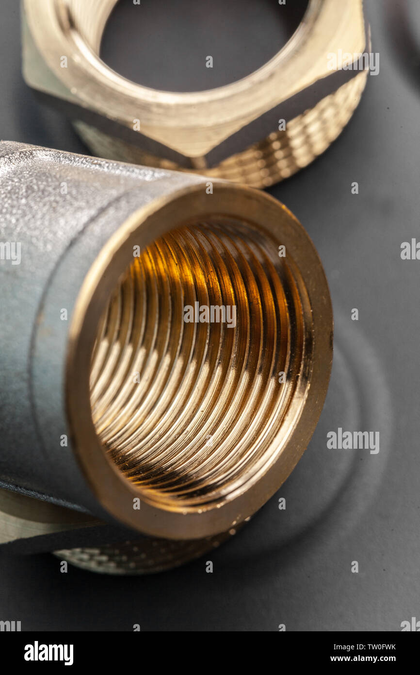 Tools and materials for sanitary works Stock Photo - Alamy