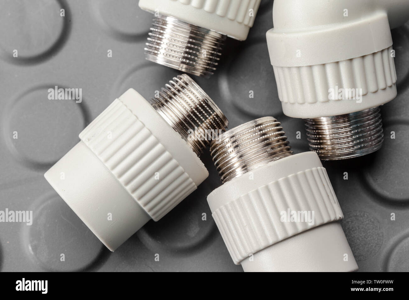 Tools and materials for sanitary works Stock Photo - Alamy