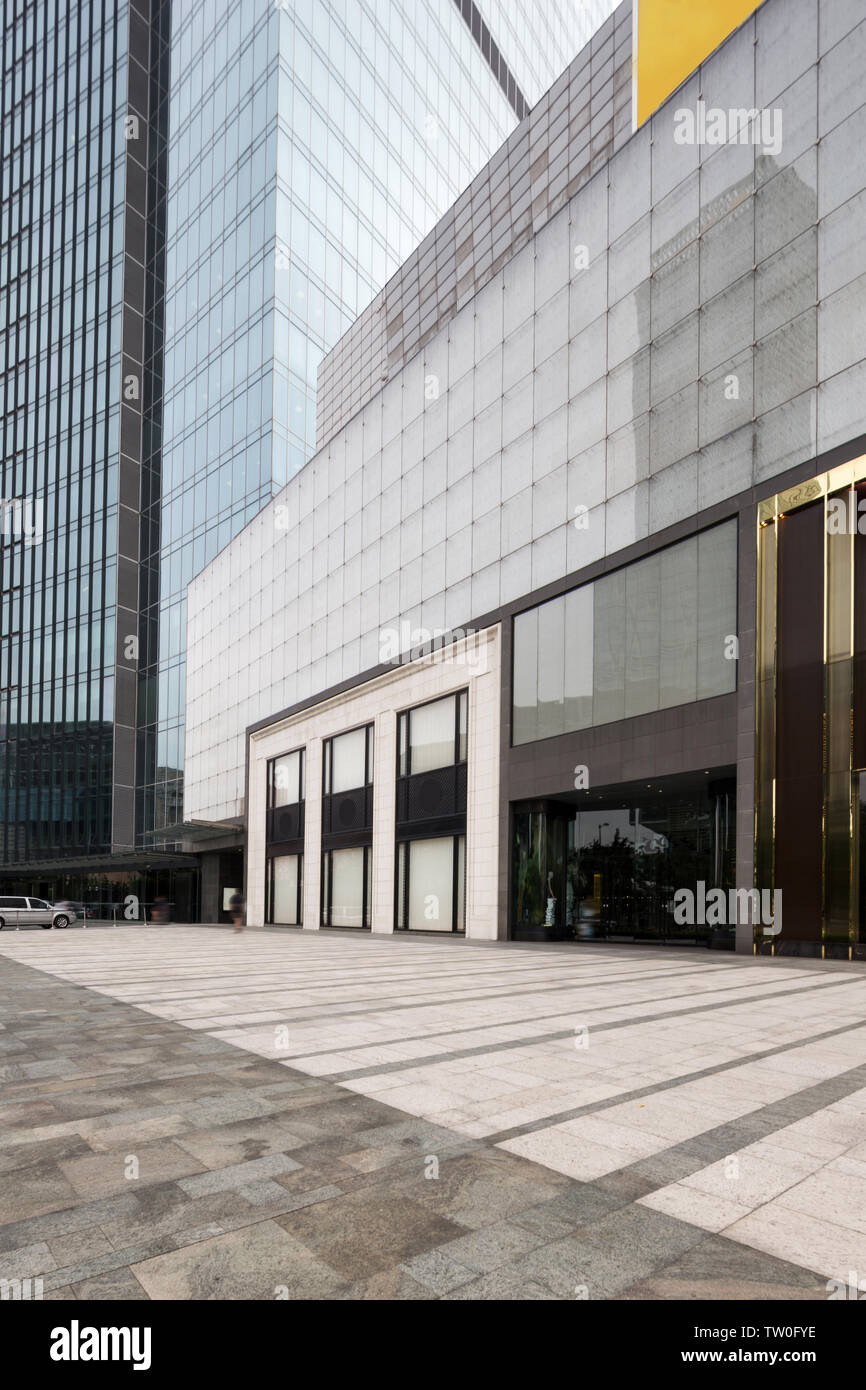 Urban modern city buildings and commercial expressions hi-res stock ...