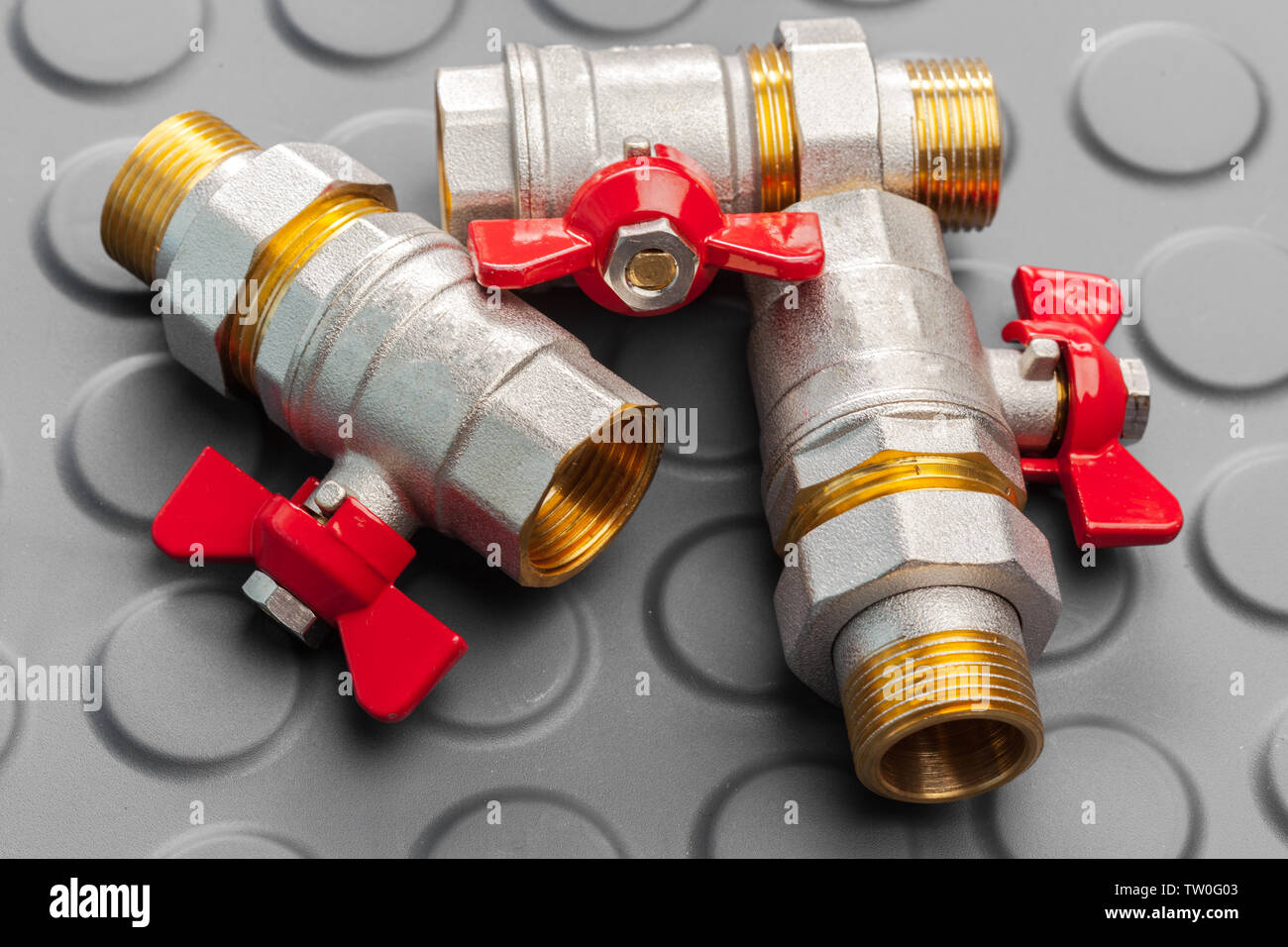 Tools and materials for sanitary works Stock Photo - Alamy