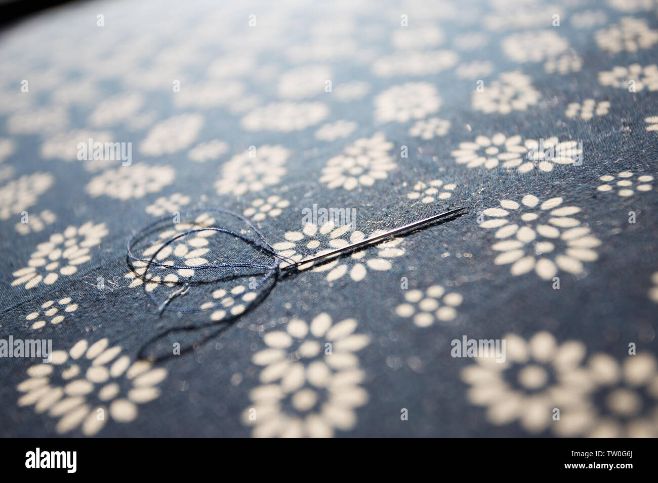 traditional chinese way dyed batik cloth Stock Photo - Alamy