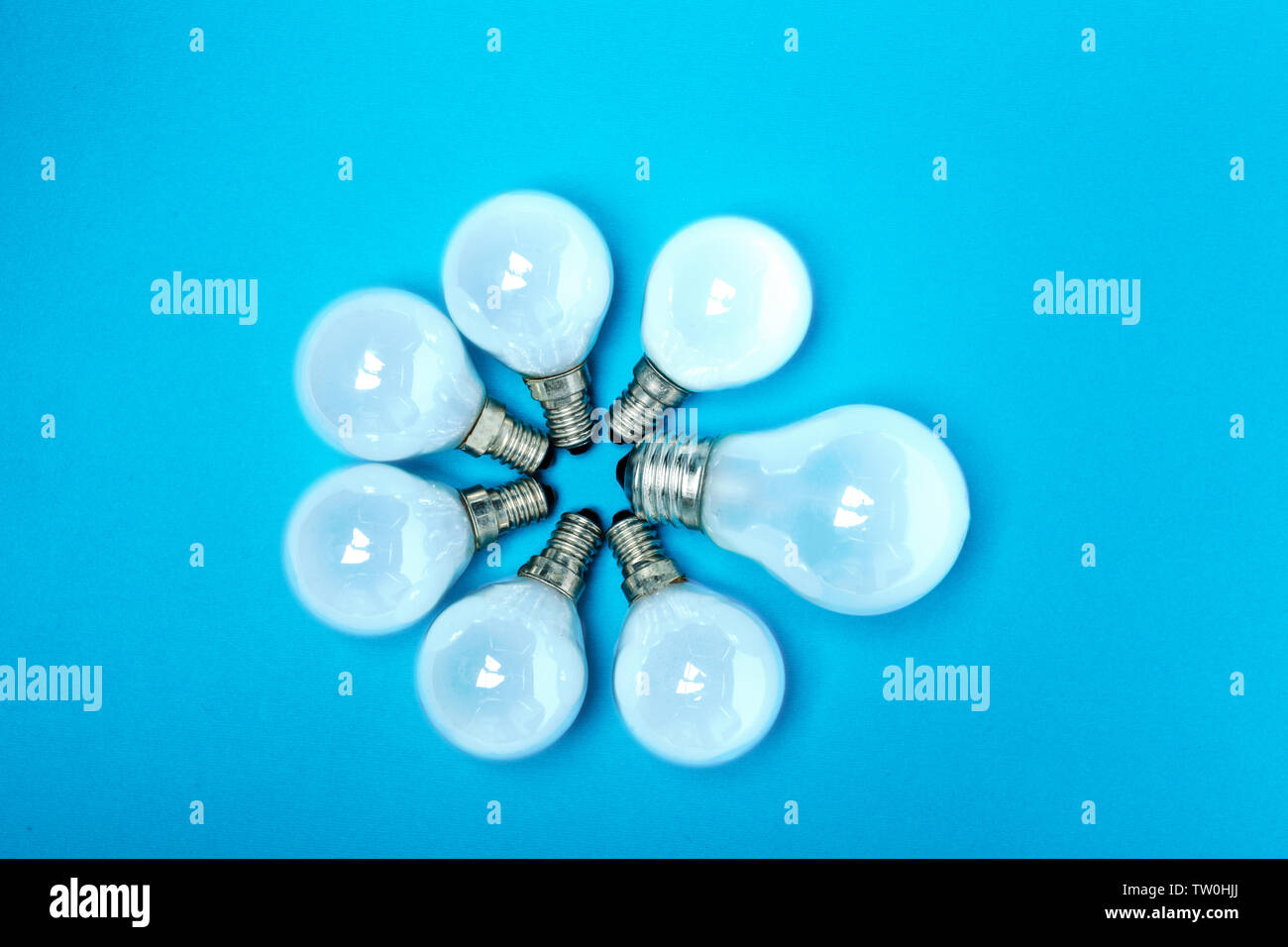 Group of light bulbs Stock Photo - Alamy