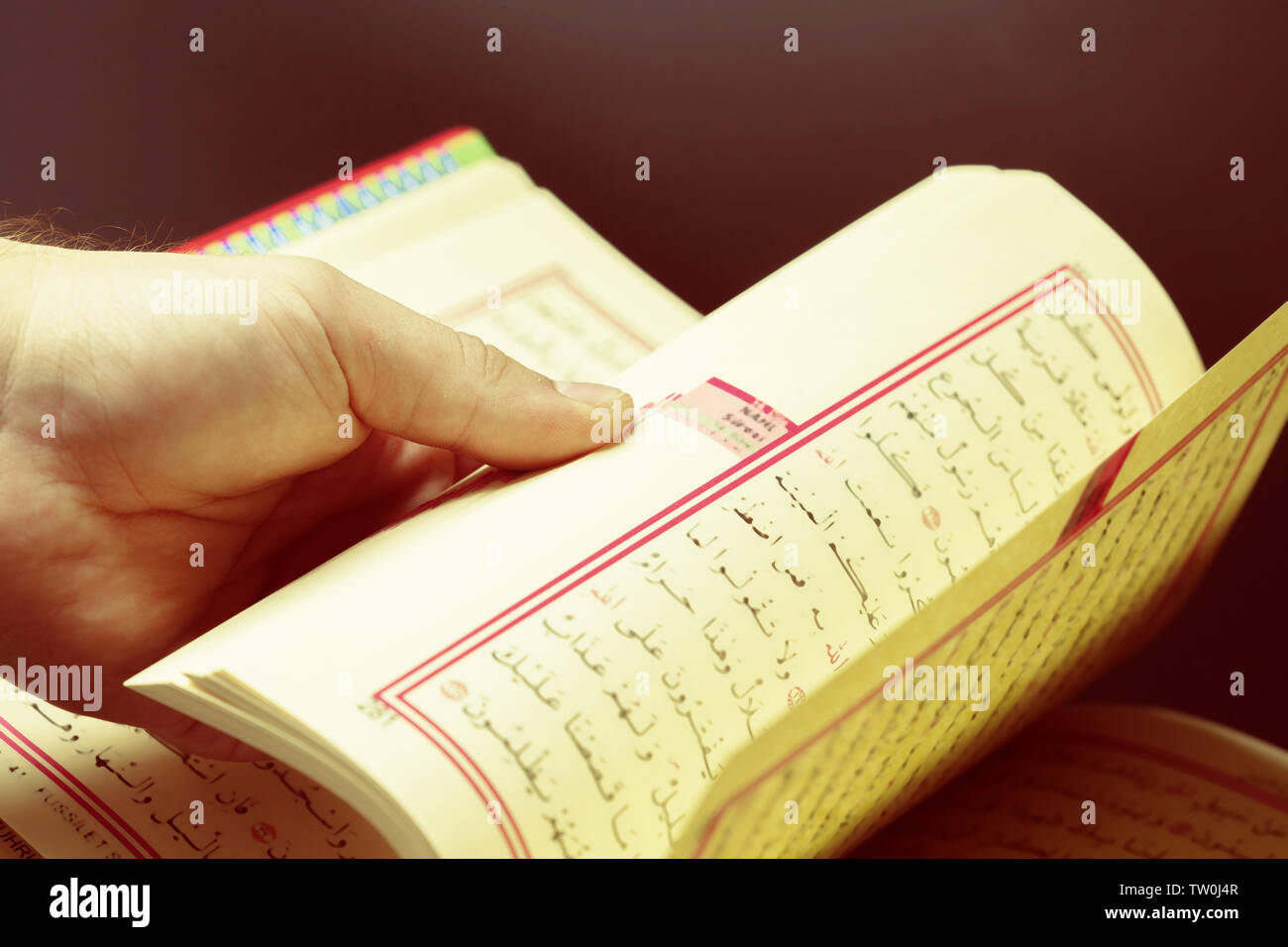 Koran - holy book of Muslims Stock Photo - Alamy