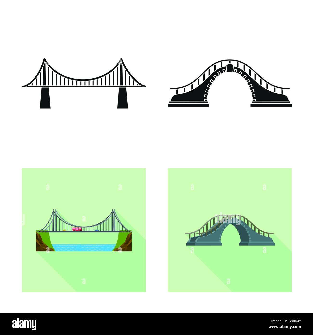Isolated Object Of Connection And Design Sign Set Of Connection And Side Stock Symbol For Web