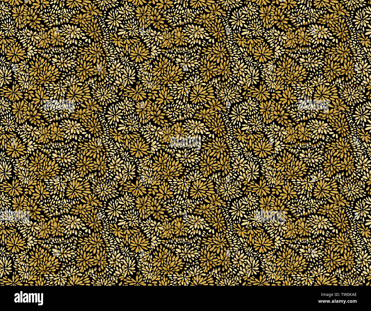 Baroque Pattern Textile Print Illustration Stock Photo - Alamy