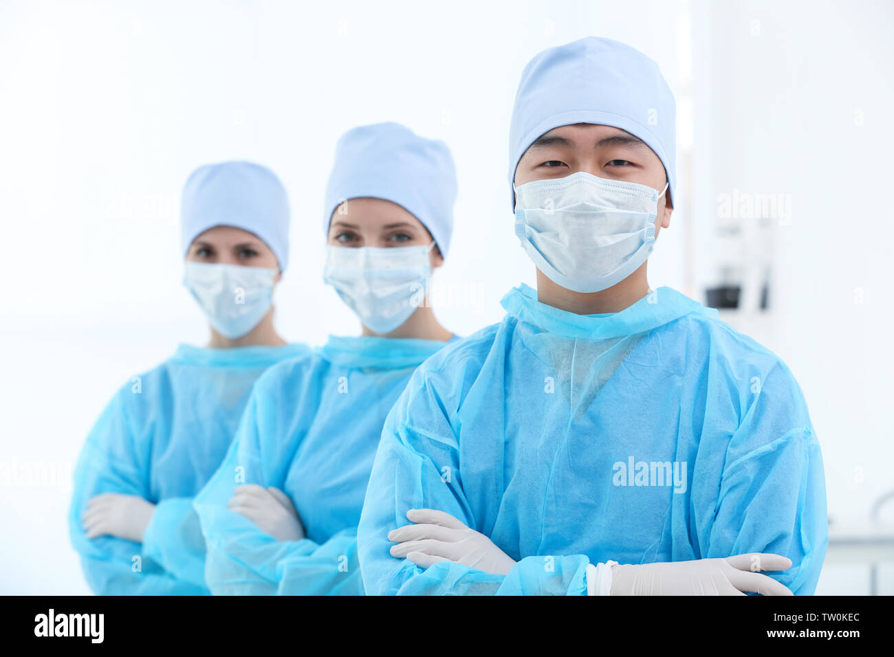 Asian female surgeon in operating room hi-res stock photography and ...