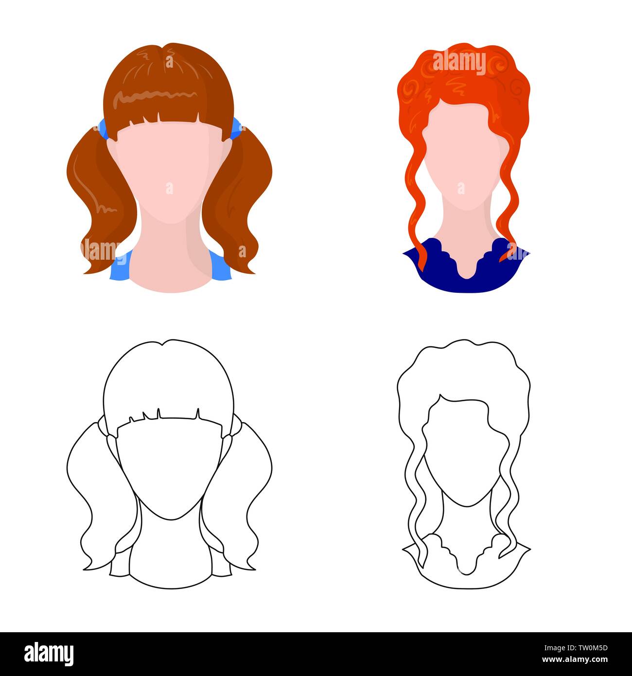 Vector design of professional and photo sign. Set of professional and ...