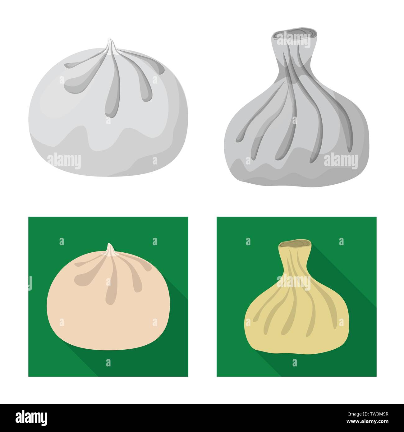 Vector design of products and cooking logo. Collection of products and ...