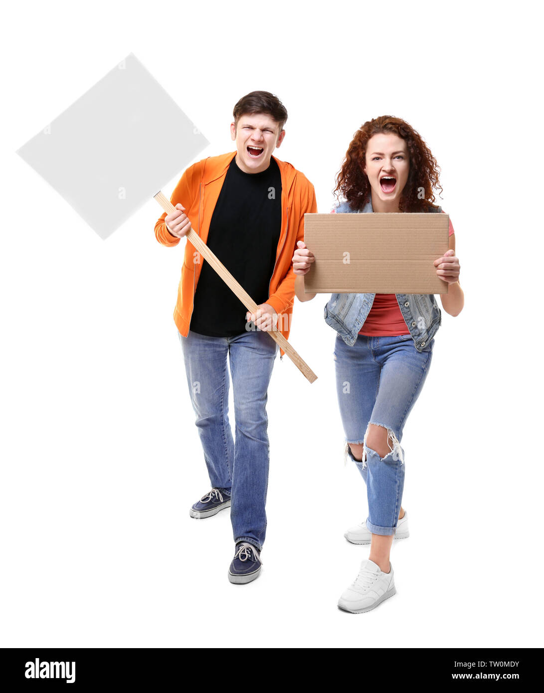 Protesting Cut Out Stock Images & Pictures - Alamy
