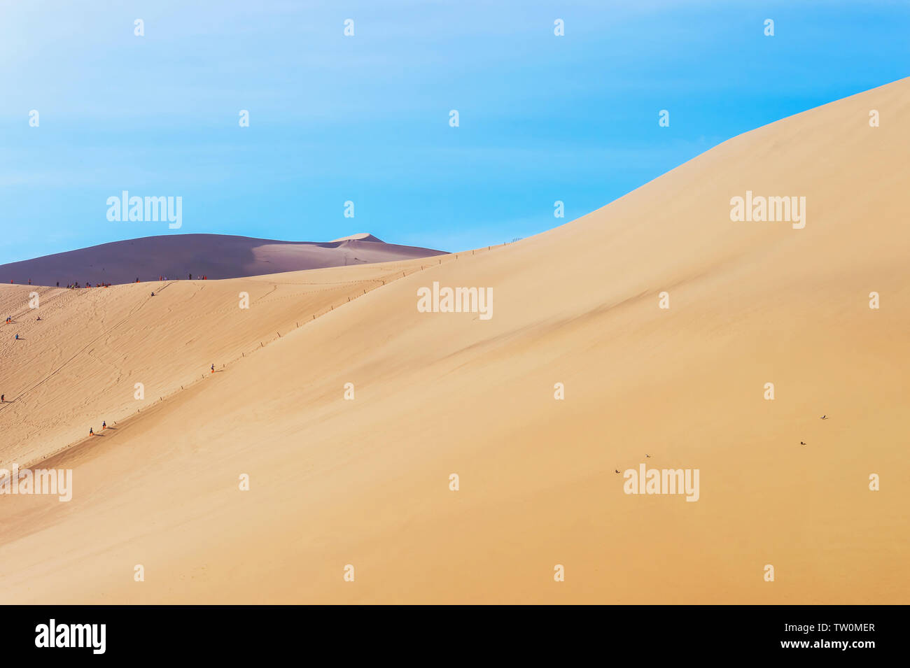 Sand dunes desert sand sand no one in wasteland hi-res stock ...