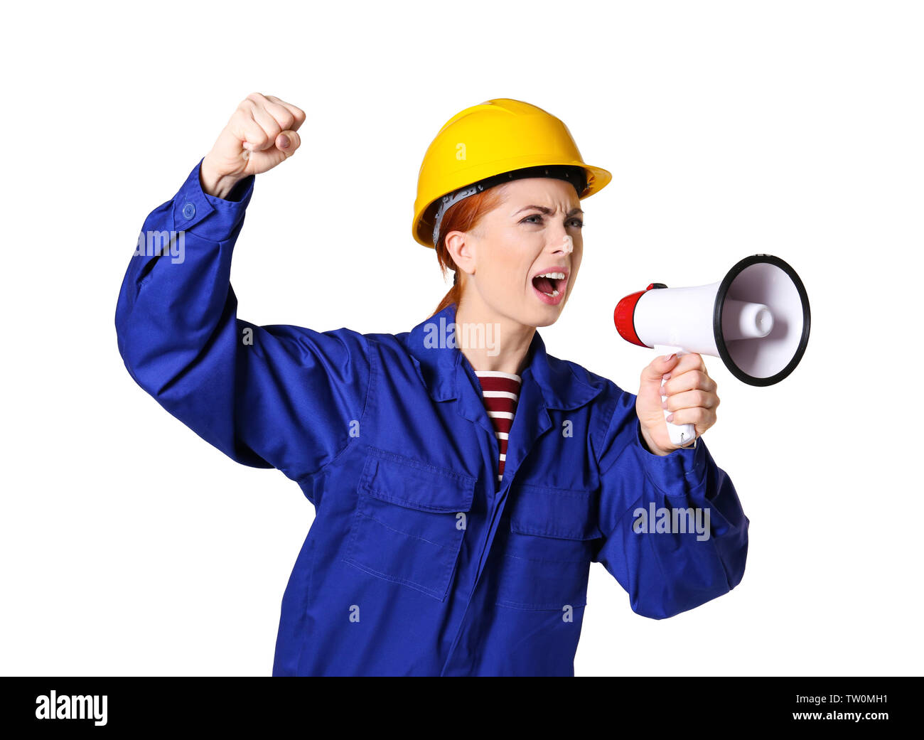 Loudhailer riot hi-res stock photography and images - Alamy
