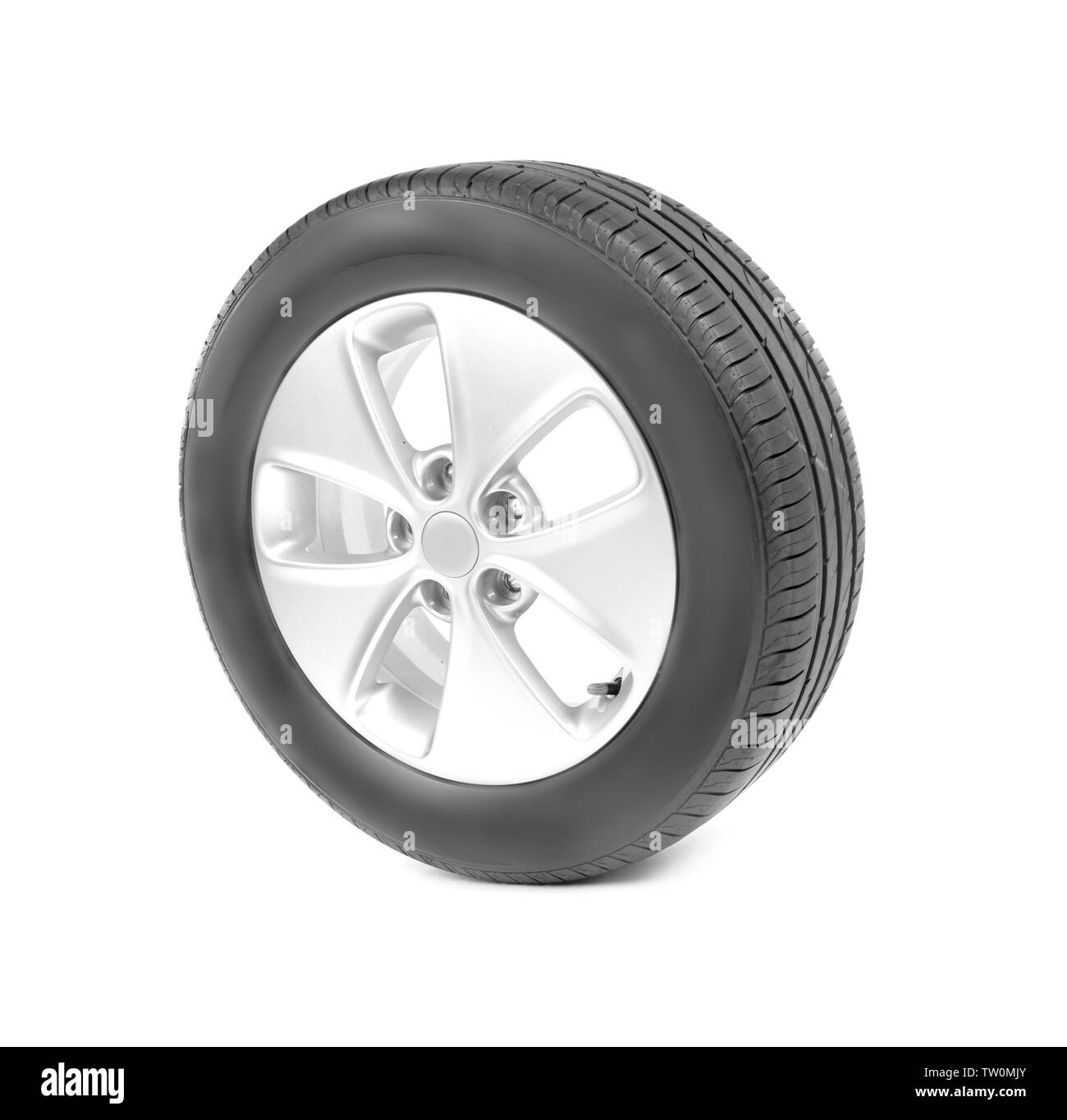 Car wheel, isolated on white Stock Photo - Alamy