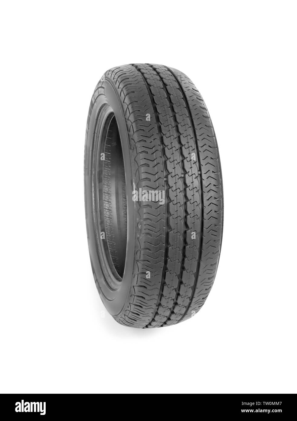 Car tire, isolated on white Stock Photo - Alamy