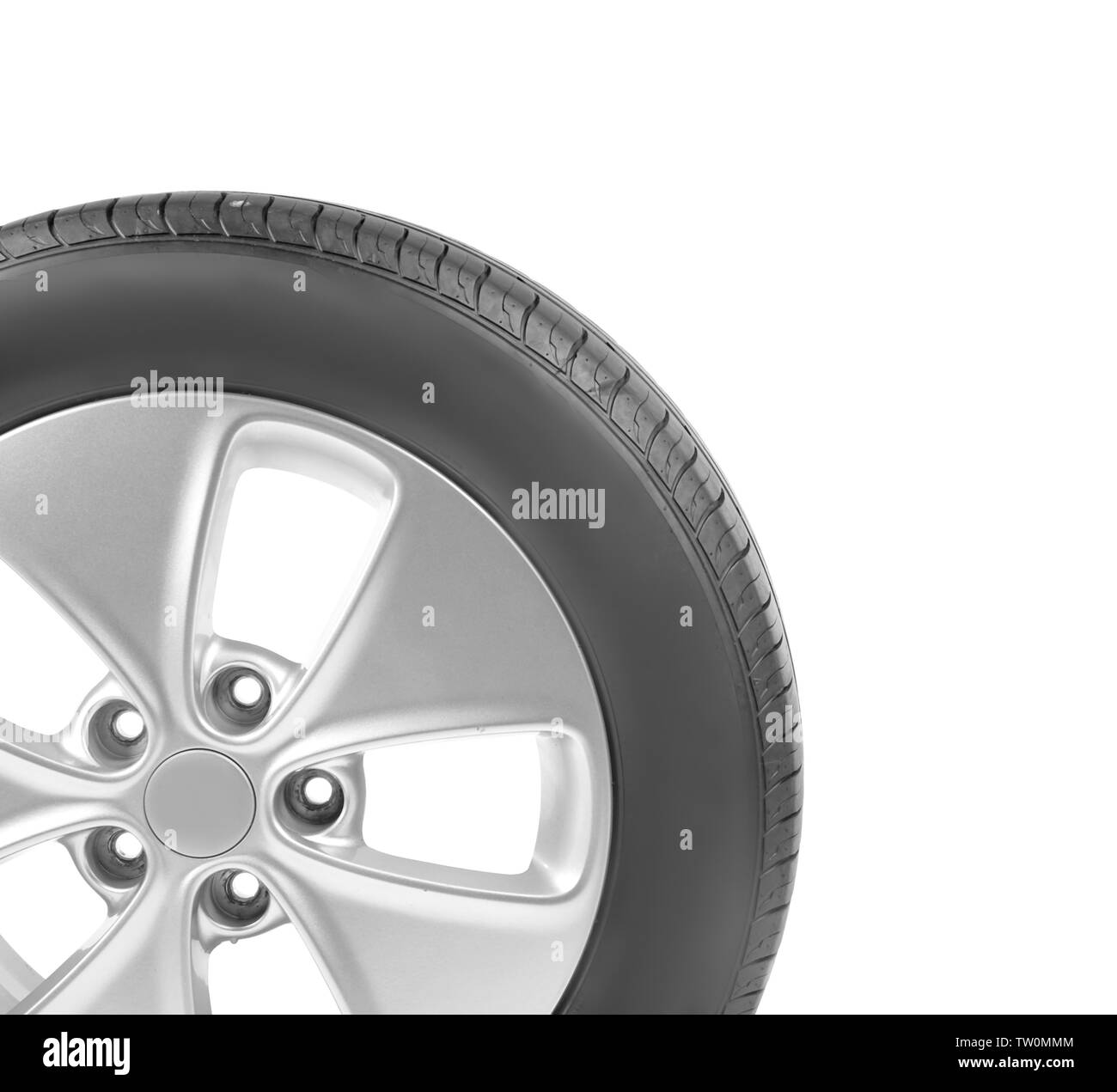 Car wheel, isolated on white Stock Photo - Alamy