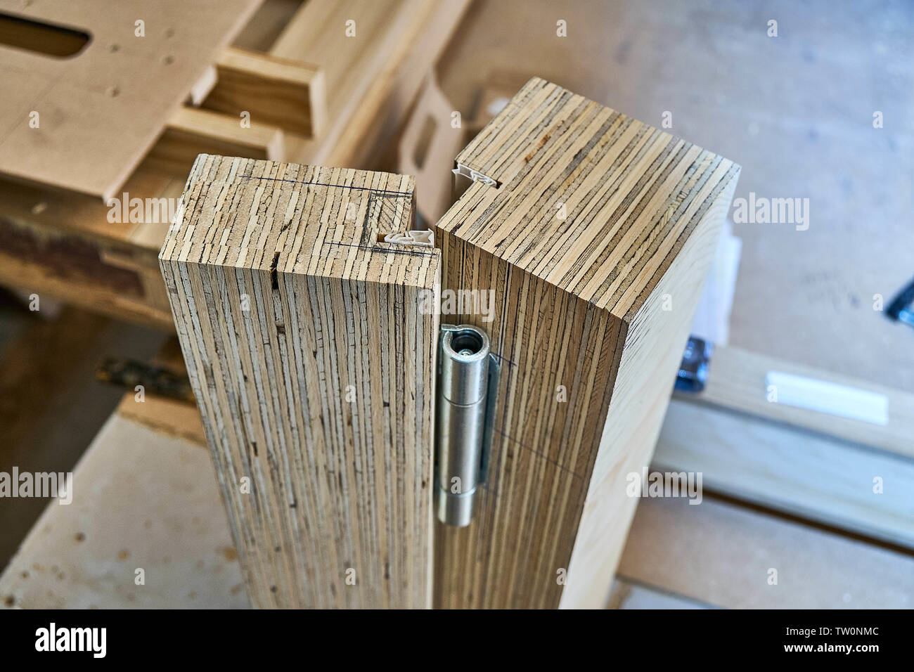 Wood door frame hi-res stock photography and images - Alamy