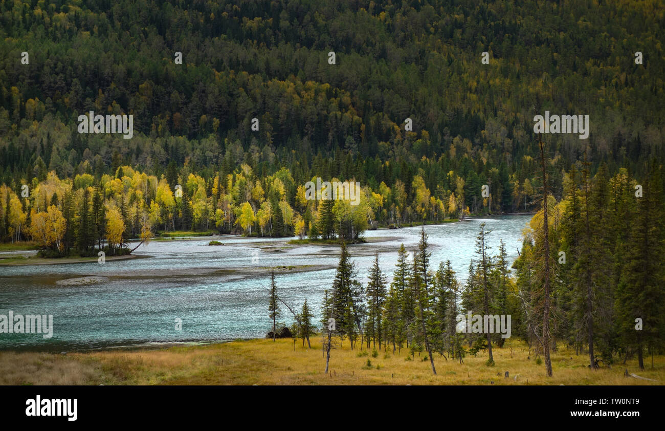 Kanas autumn color Stock Photo - Alamy