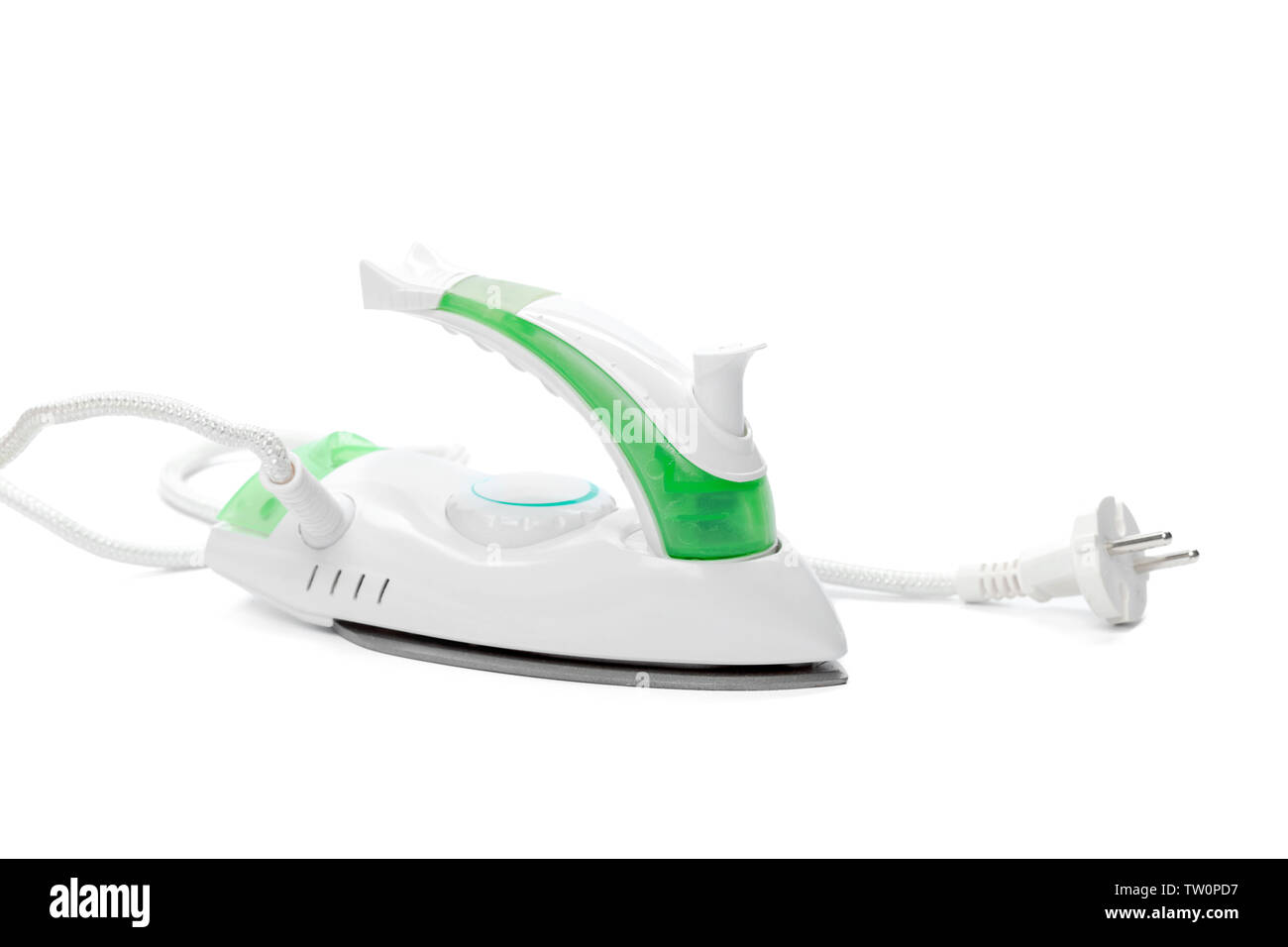 Iron isolated on a white background Stock Photo - Alamy