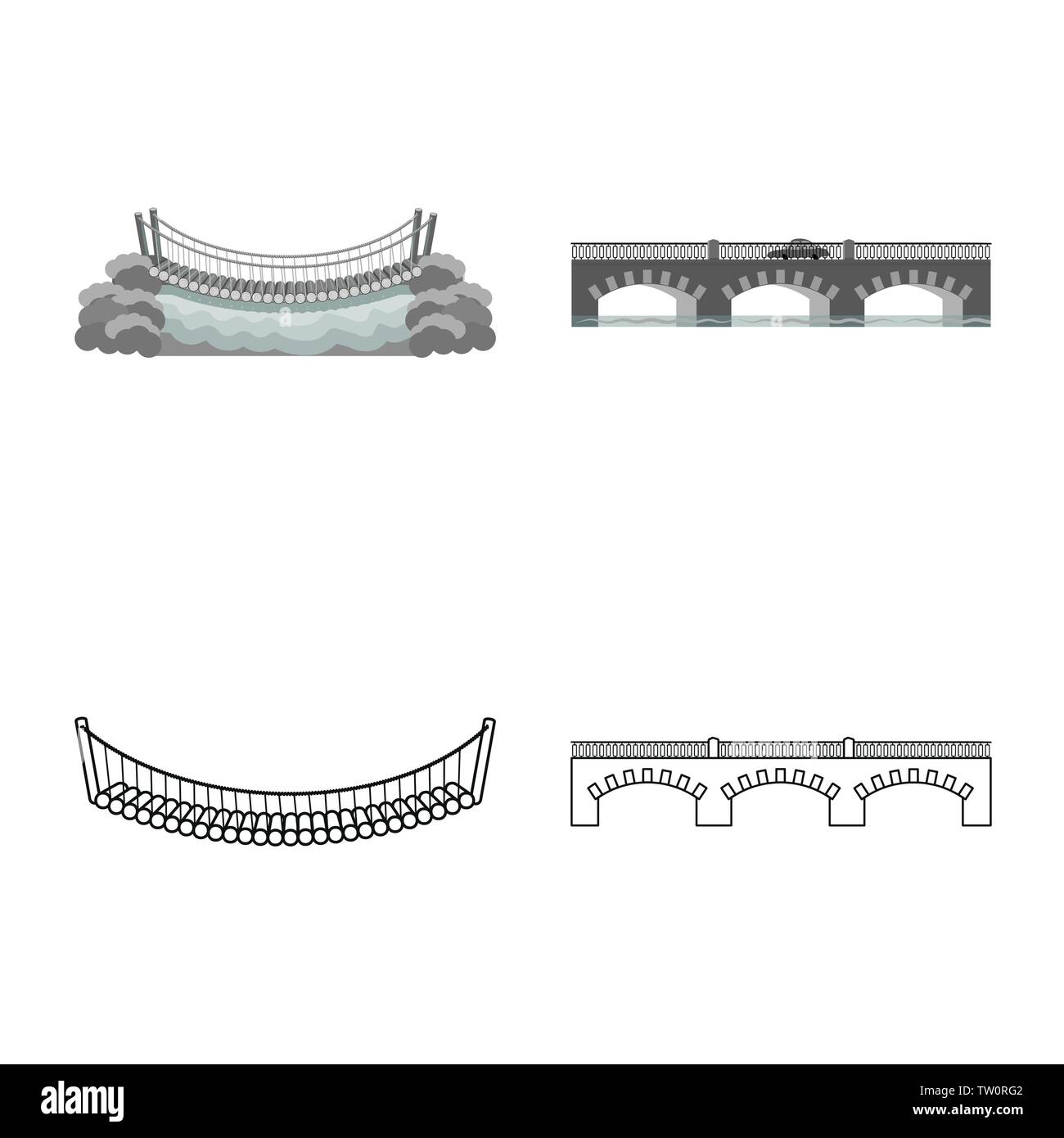 Isolated Object Of Connection And Design Logo Collection Of Connection And Side Stock Vector