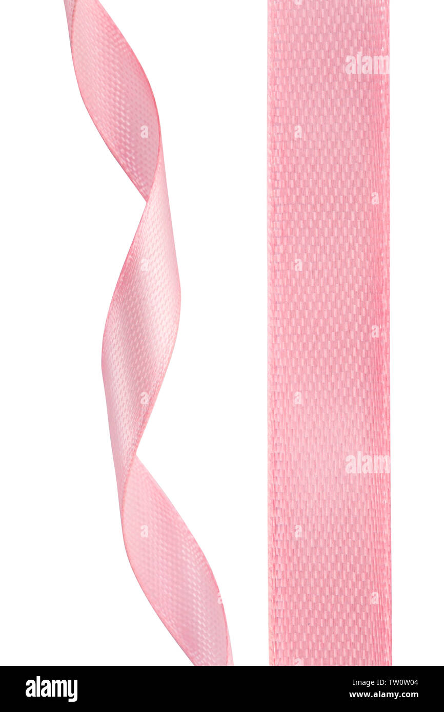 Pink ribbon material Stock Photo - Alamy