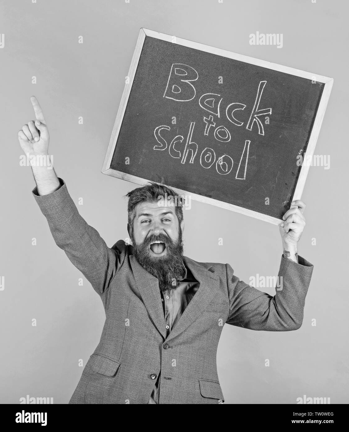 Back school sale advertisement Black and White Stock Photos & Images ...