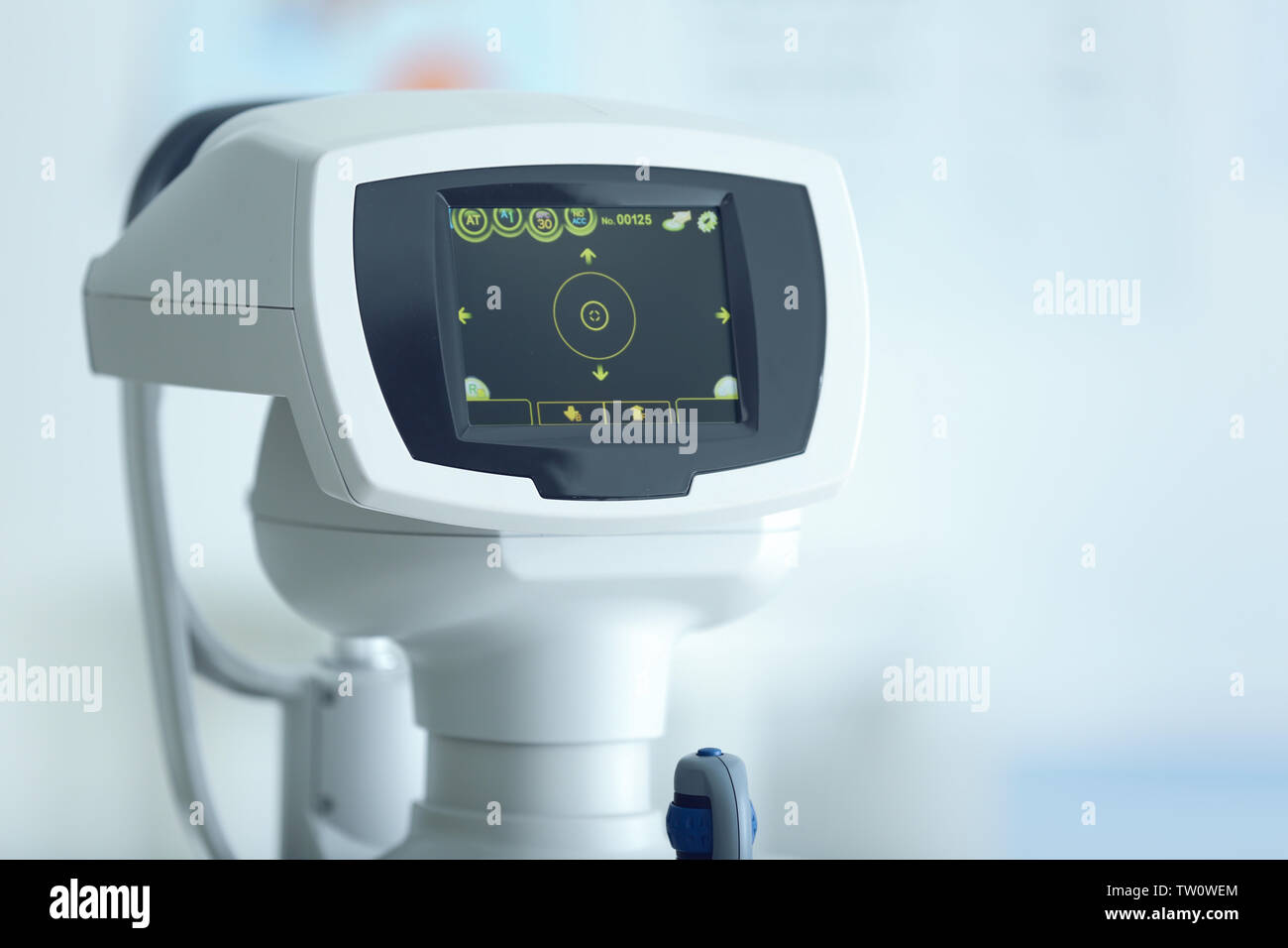 Fundus camera in medical office, closeup Stock Photo - Alamy