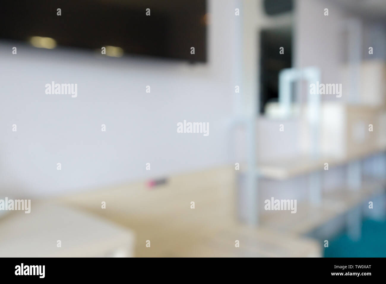 Hotel room blurred background Stock Photo - Alamy