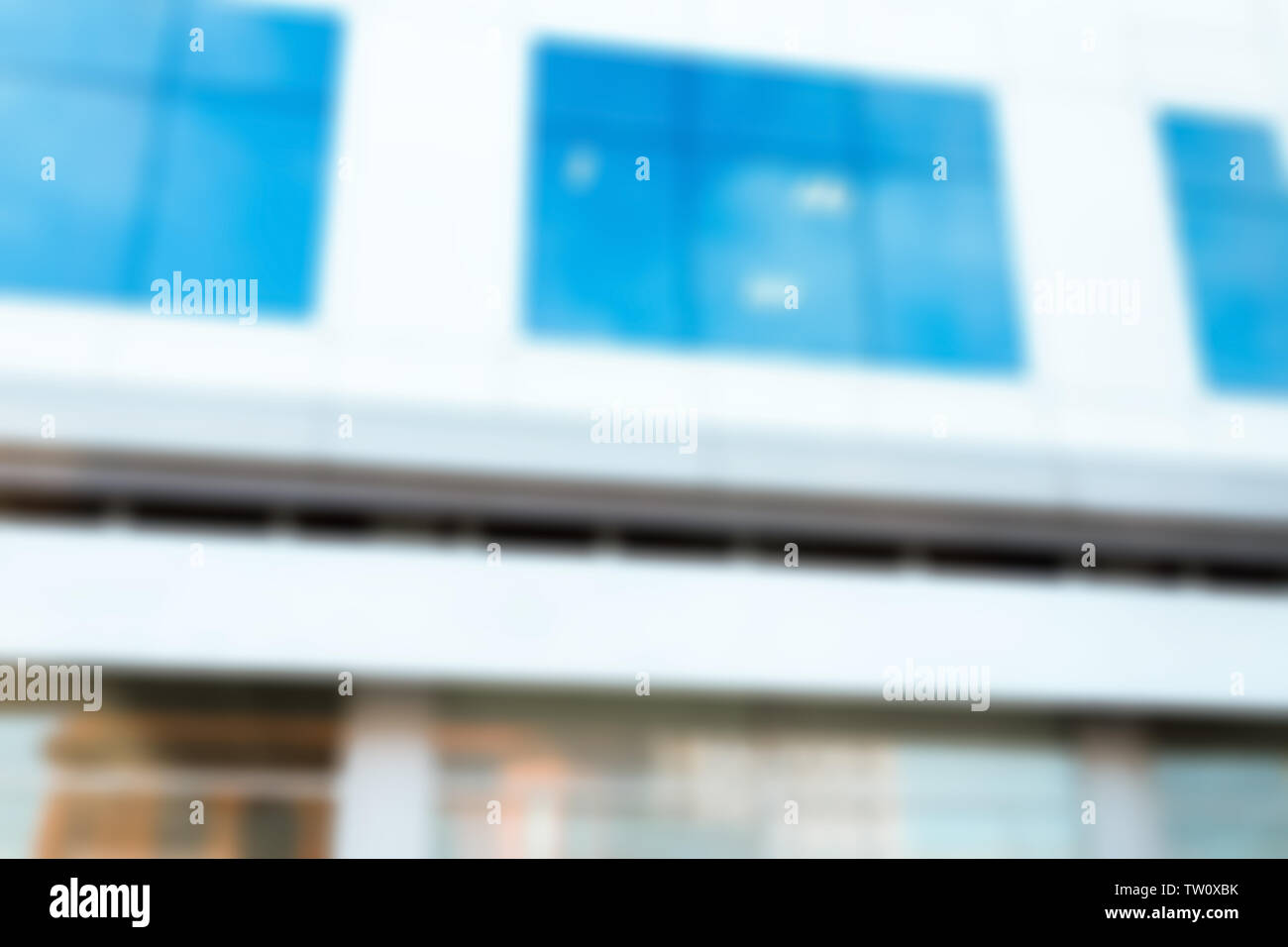 Blurred Modern Building Stock Photo - Alamy