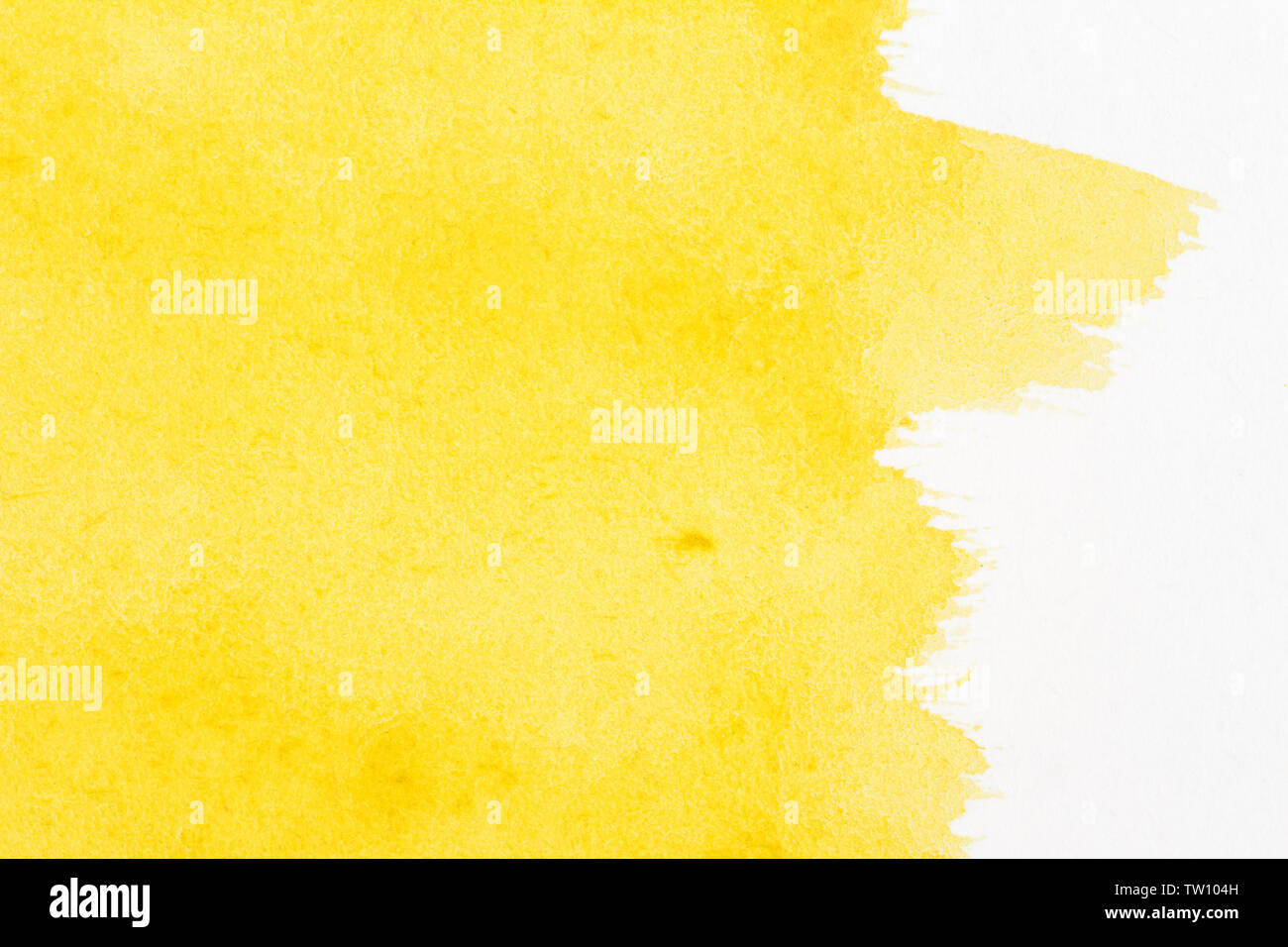 Abstract hand drawn yellow watercolor paints background Stock Photo - Alamy