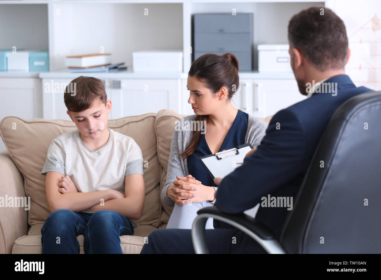 Child meeting principal hi-res stock photography and images - Alamy